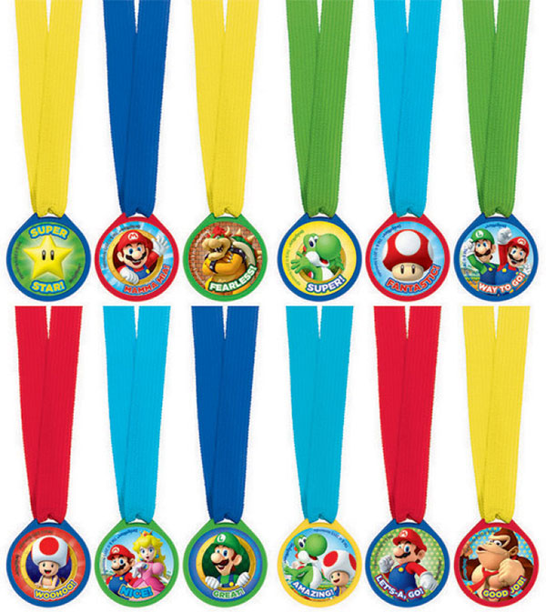 Super Mario Award Medals
