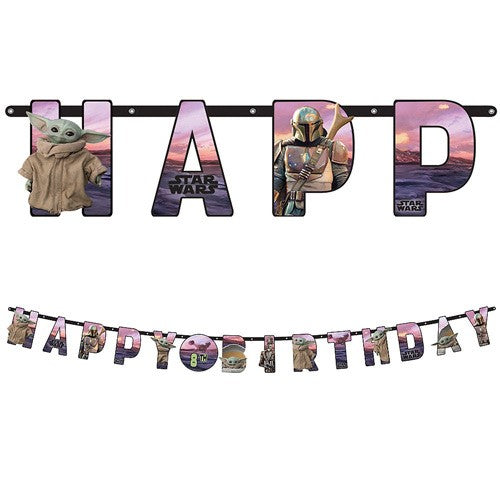Star Wars Mandalorian Letter Banner Kit - Party Corner