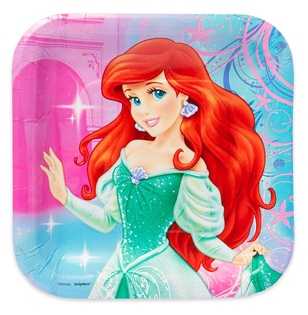 Ariel The Little Mermaid Beverage Plates | Party Corner