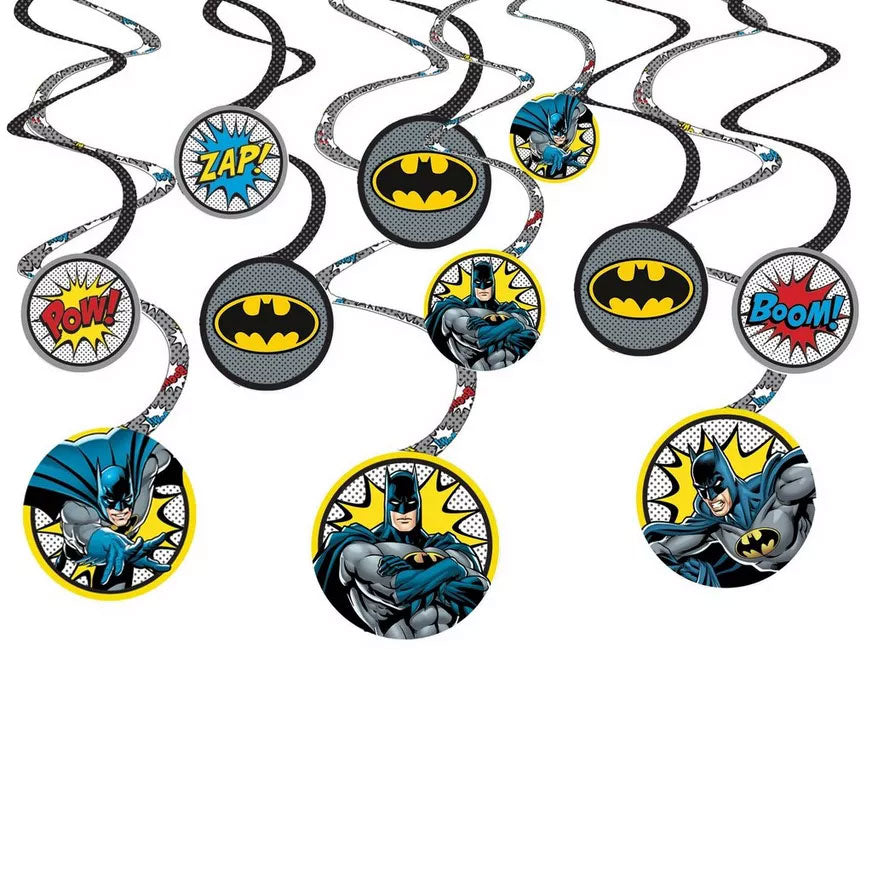 Batman Swirl Decorations