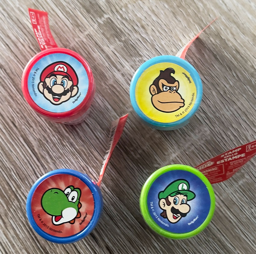 Super Mario Ink Stampers
