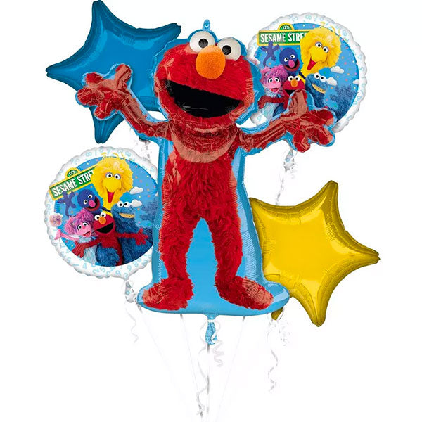 Sesame street Elmo Foil Balloon Bouquet
