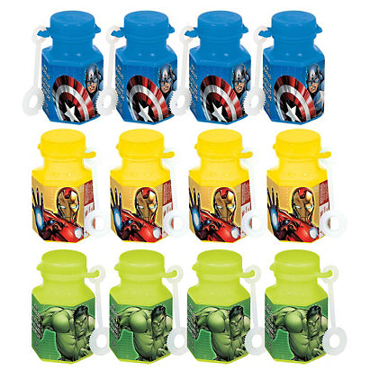 Avengers Mini Bubbles Pack Of 12 - Party Corner