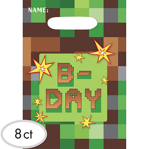 TNT Minecraft Loot Bags Pack of 8