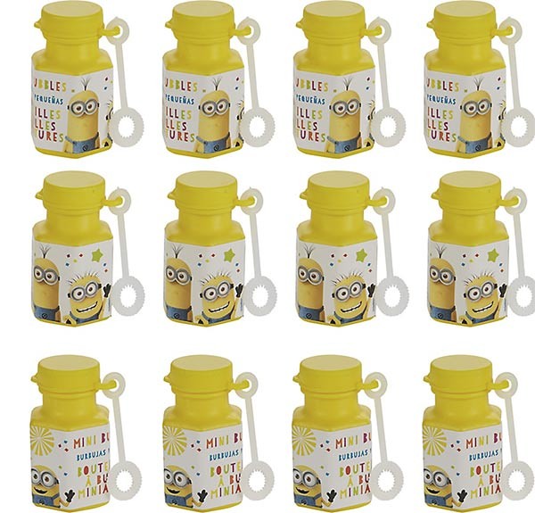 Despicable Me Minions Bubbles Favour Pack Of 12