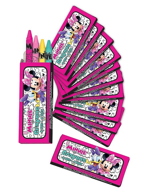 Minnie Mouse Mini Crayons Party Supplies | Party Corner