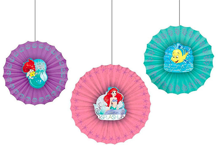 Ariel The Little Mermaid Honeycomb Decorations