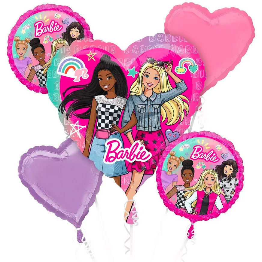 Barbie Foil Balloon Bouquet Party Supplies | Party Corner
