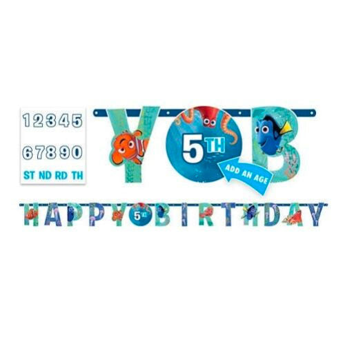 Finding Dory Birthday Banner Party Supplies | Party Corner
