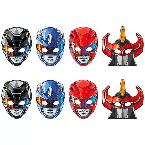 Power Rangers Party Masks Party Supplies | Party Corner