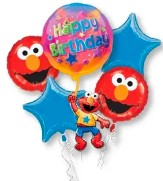 Sesame Street Elmo Foil Balloon Bouquet | Party Corner
