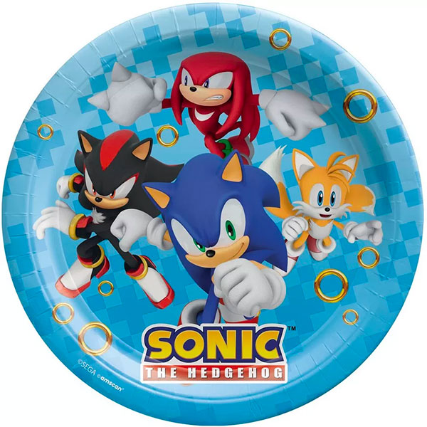 Sonic Dinner Plates Party Supplies | Party Corner