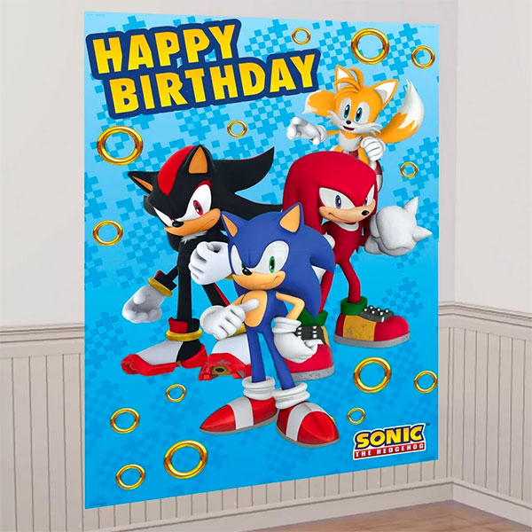 Sonic Scene Setter With Photo Props | Party Corner