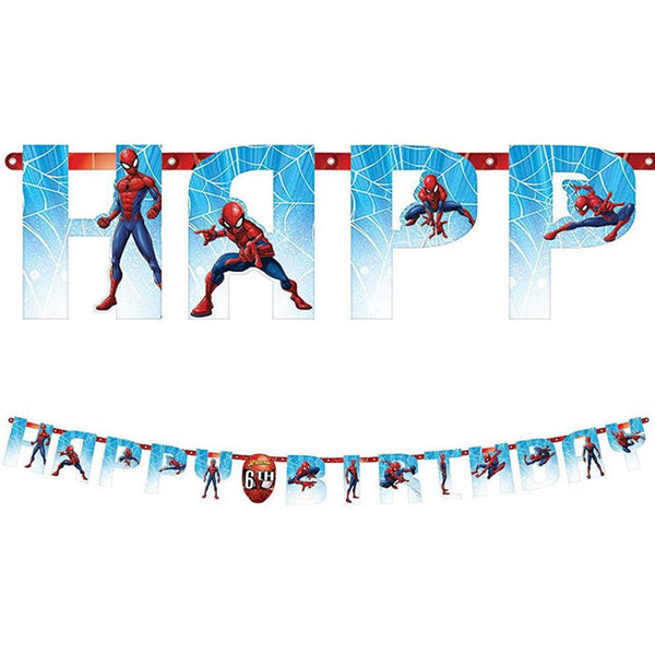 Spider-Man Add an Age Letter Banner Kit