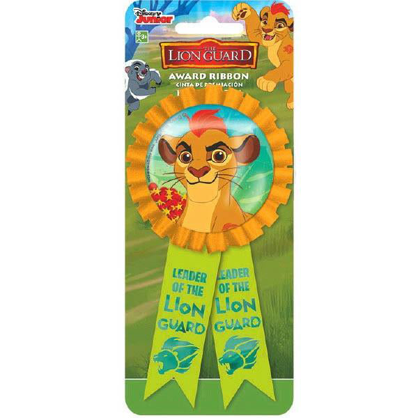 Lion Guard Award Ribbon I Lion Guard Party Supplies