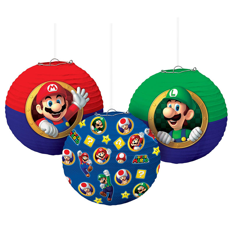 Super Mario Lanterns Party Supplies | Party Corner